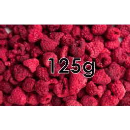 FREEZE DRIED WHOLE RASPBERRIES 125G